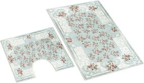Bellatex 3D tisk  sada Růžová 60x100 cm, 60x50 cm (SADA)