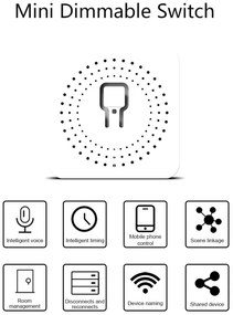 Chytrý WiFi/Zigbee stmívací vypínač Wi-Fi