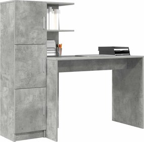 Stůl Betonově šedá 133.5 x 50 x 124 cm 2 ks 3337292