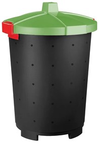 Plastový odpadkový koš Mattis 45 l, zelená