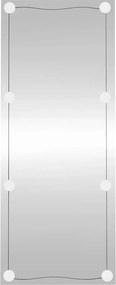 Nástěnné zrcadlo s LED osvětlením 40 x 100 cm sklo obdélníkové 3189154