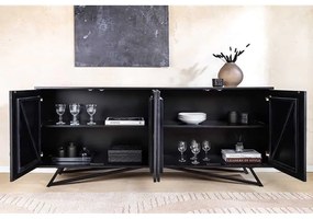 Massive home | Luxusní komoda MOUNTAIN SOUL z akáciového masivu a přírodního kamene 175cm