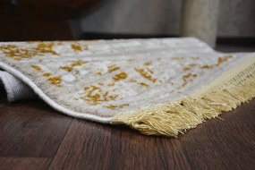 Kusový koberec MANYAS Xia hnědo-krémový
