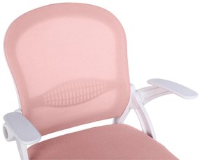 Dětská otočná židle Neoseat JUNI 011 — látka, růžová