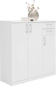 XXXLutz KOMODA, bílá, 106/110/36 cm Xora - Široké komody - 000017003009