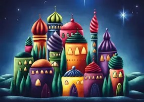 YAZZ Puzzle Betlémská hvězda / 1000 dílků / 68 x 48 cm