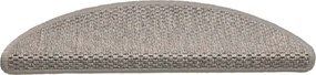 Samolepící nášlapy na schody vzhled sisal 30 ks 56x17x3 cm 3365859