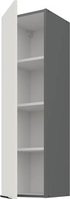 Kuchyňská linka ARIA aw | 300 cm | UNI dvířka | EXTRA VYSOKÁ | ANTIFINGER povrch | antracit/bílá