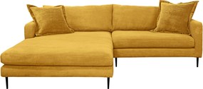 XXXLutz ROHOVÁ SEDAČKA, textil, hořčicově žlutá P & B - Sedací soupravy - 002330003411