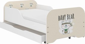 Wooden Toys Dětská postel MIKI 140x70 BABY BEAR