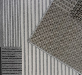 BE Koberec Lotus 9303 GREY - šedý obdélníkový Rozměr: 50x80 cm