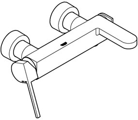 GROHE 33553AL3 - Vanová baterie PLUS grafit