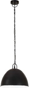 Industriální závěsné svítidlo 25 W černé kulaté 31 cm E27 320548