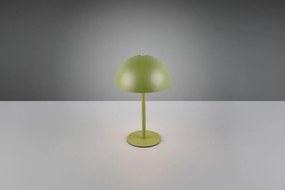 Zelená LED stolní lampa s kovovým stínidlem (výška 21 cm) Munoz – Reality