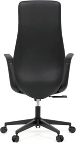 Kancelářské křeslo KA-T8325 BK, synchronní mechanismus, černá ekokůže (66 x 62) cm