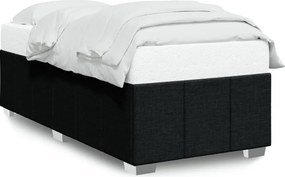 Rám postele bez matrace černá 80 x 200 cm textil 3284792