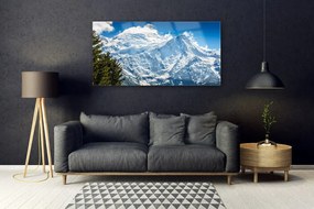 akrylový obraz Hora Strom Krajina 120x60 cm