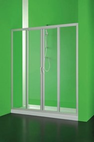 FORTE Sprchové dveře MAESTRO CENTRALE BARVA rámu - Bílá, Rozměr A - 120 cm, Rozměr C - 185 cm, Směr zavírání - Univerzální Levé / Pravé, Výplň - Polystyrol 2,2 mm (acrilico) BSMAC12P