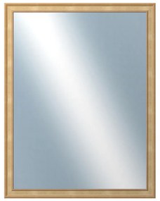 DANTIK - Zarámované zrcadlo - rozměr s rámem cca 70x90 cm z lišty TOOTH malá zlatá (3161)