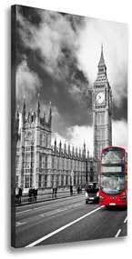 Wallmuralia Vertikální Foto obraz na plátně Big Ben Londýn 50x100