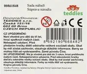 TEDDIES Sada nářadí na kartě / Plast / 13 dílů / 26,5x36,5 cm / od 3 l