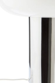 Kovová stolní lampa v leskle stříbrné barvě (výška 32 cm) Paneta – Jotex