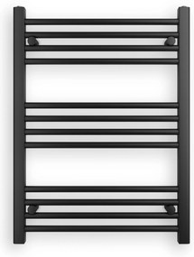 Erga Puerto, topné těleso 800x600 mm, 384W, černá matná, ERG-LAV-GRZE-BK-6080