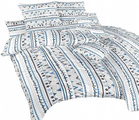 Dadka Povlečení bavlna Indián denim  140x200, 70x90 cm
