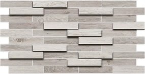 Obkladový 3D PVC panel 98 x 48 cm - Parquet Dark