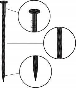 TRENDIE Zahradní obrubník plastový 5cm x 10m