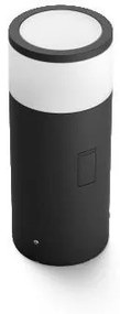 Hue LED White and Color Ambiance Venkovní sloupkové svítidlo Philips Calla 17420/30/P7 černé, 25 cm