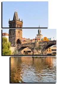Obraz na plátně - Karlův most v Praze - obdélník 7259D (105x70 cm)