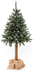 EmaHome Vánoční strom / stromek / stromeček MCHP11 zasněžený smrk na kmenu / 180 cm / umělý