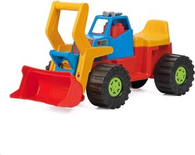 Dětské odrážedlo Bagr nakladač BAYO 74 cm červený