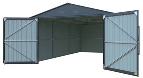 Riwall PRO RMCG 20x13 Anthracite kovová garáž 3,8 x 6 m se sedlovou střechou Antracit