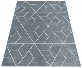 Vopi | Kusový koberec Efor 3715 grey - 80 x 250 cm