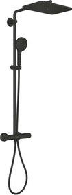 Grohe Vitalio Joy+ - Sprchový set s termostatem, 35x23 cm, 3 proudy, matná černá 1142692430