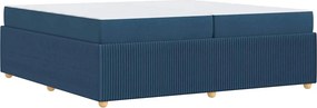 Rám postele Modrá 200 x 200 cm textil 3398437