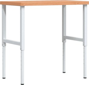 Pracovní stůl 100 x 60 x (73–99,5) cm masivní buk obdélníkový 3309707