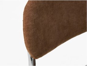 Jídelní židle v terakotové barvě Griffin – Unique Furniture