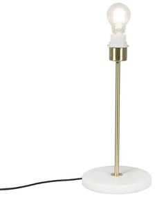 Klasická stolní lampa mosaz - Kaso