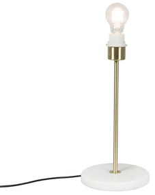 Klasická stolní lampa mosazná - Kaso