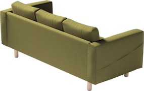 Potah na pohovku IKEA Norsborg 3-místná barva zelená látka pletený vzor
