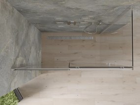 Mexen Omega sprchový kout 150x70cm, 8mm sklo, chromový profil-čiré sklo, 825-150-070-01-00