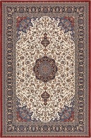 Kusový koberec vlněný Osta Brilliant 7519 100 krémový červený Rozměr: 200x300 cm