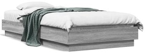 Rám postele šedý sonoma 75 x 190 cm kompozitní dřevo