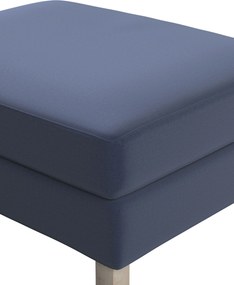 Potah na podnožku IKEA Karlstad barva tmavě modrá látka sametová