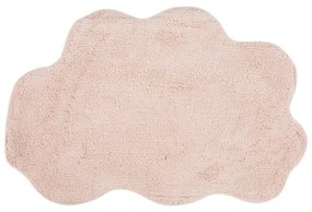 Růžová bavlněná koupelnová předložka Foutastic Cloud