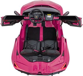 Elektrické autíčko Lamborghini Revuelto XL STRONG růžové