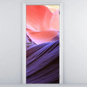 Fototapeta na dveře - Barevný písek (95x205cm)